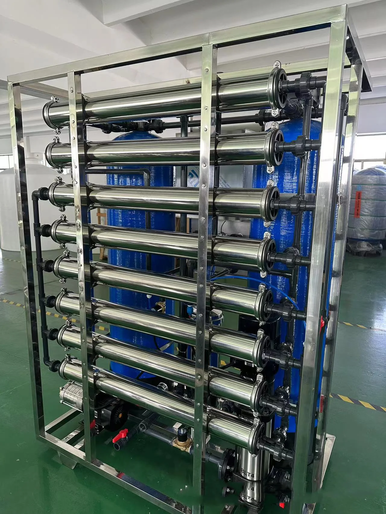 2000 Lph Purified Drinking Water Treatment Plant 2t Ro Desalination ...
