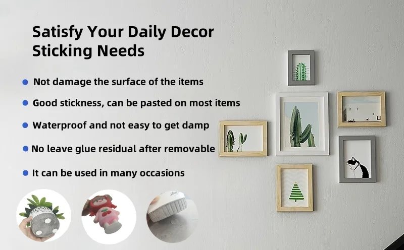Clean Removable Adhesive Stick Dots Two-Sided Sided Mounting Putty ...