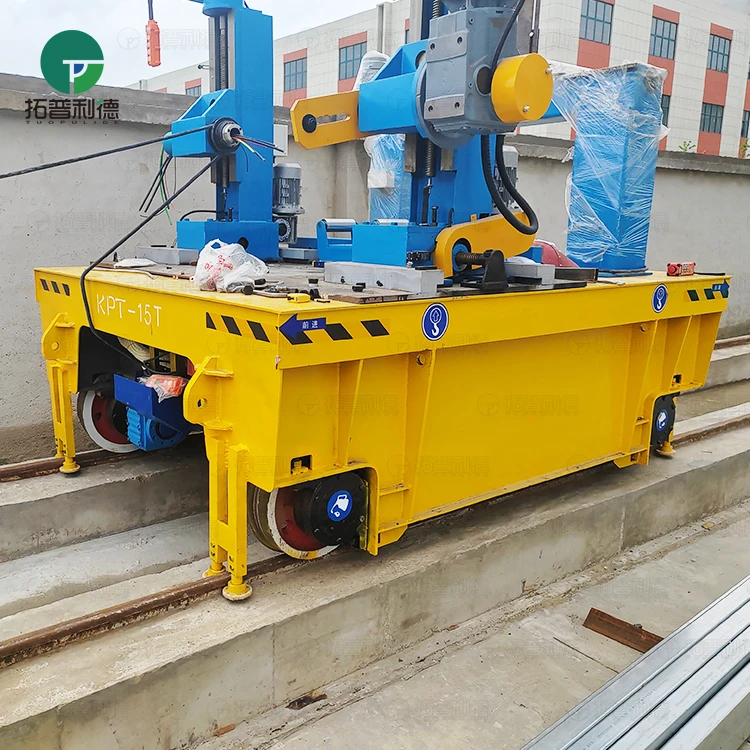 Explosion Proof Agv Railway Transfer Trolley For Raw Material Transfer ...