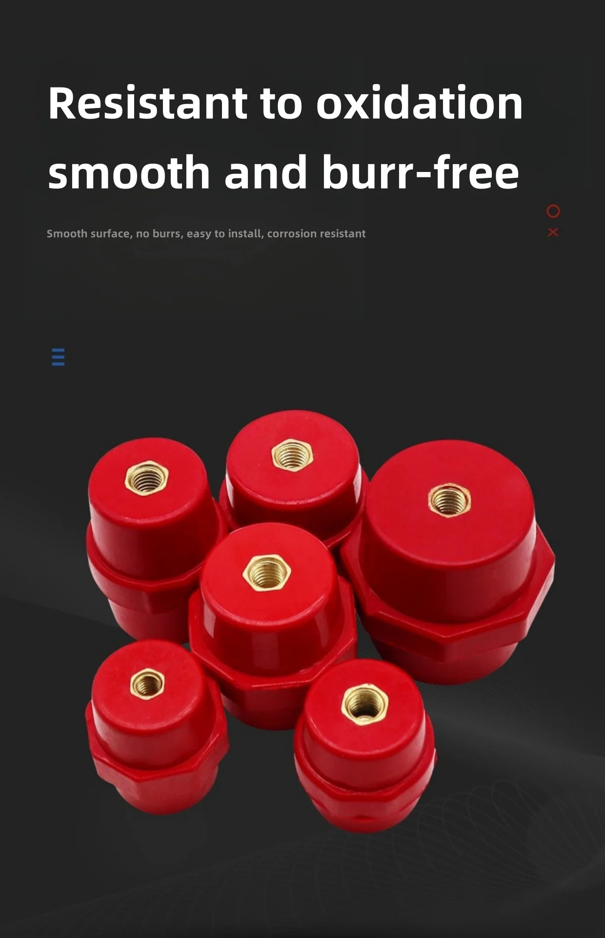 Sm Series Low Voltage Busbar Insulator For Distribution Box Switchgear - Buy Insulator ...