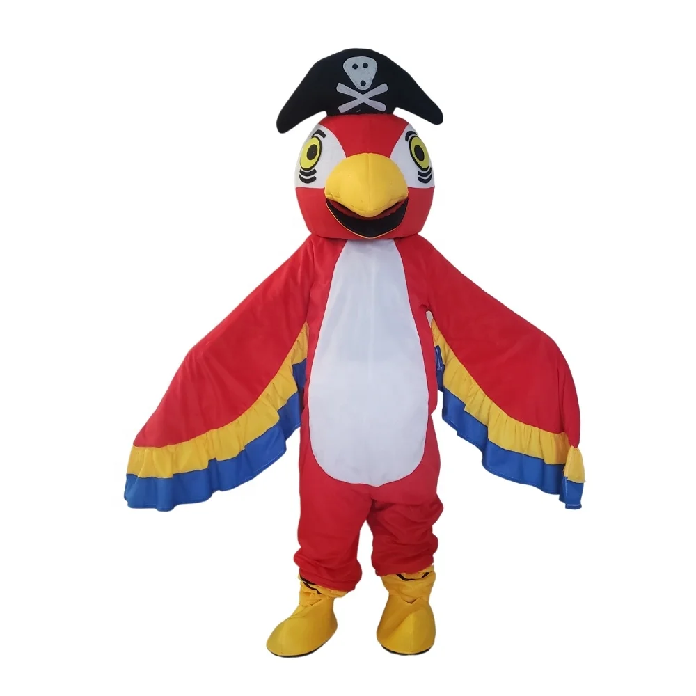 Pirate Parrot Bird Mascot Costume Foam Head Cosplay Party Carnival ...
