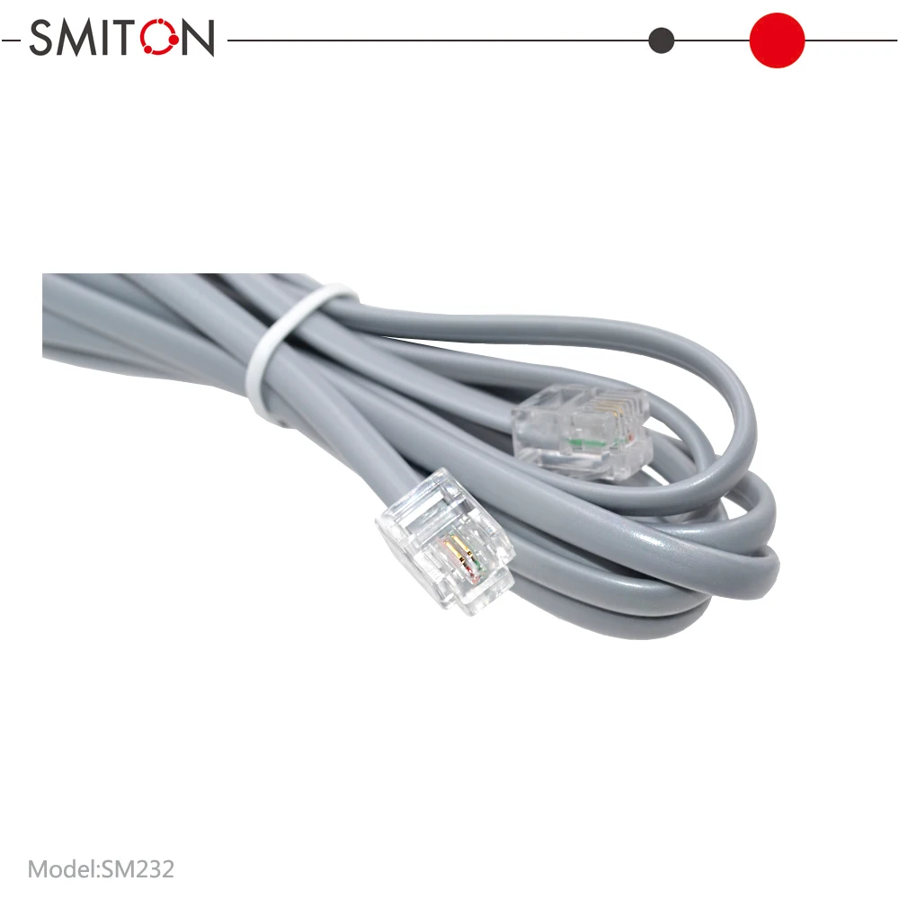 2 Wire Telephone Patch Cord Cable Rj11 Telephone Wire - Buy Rj11 ...