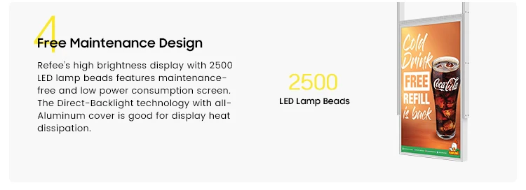 High Brightness Window Display - Ideal for Digital Advertising