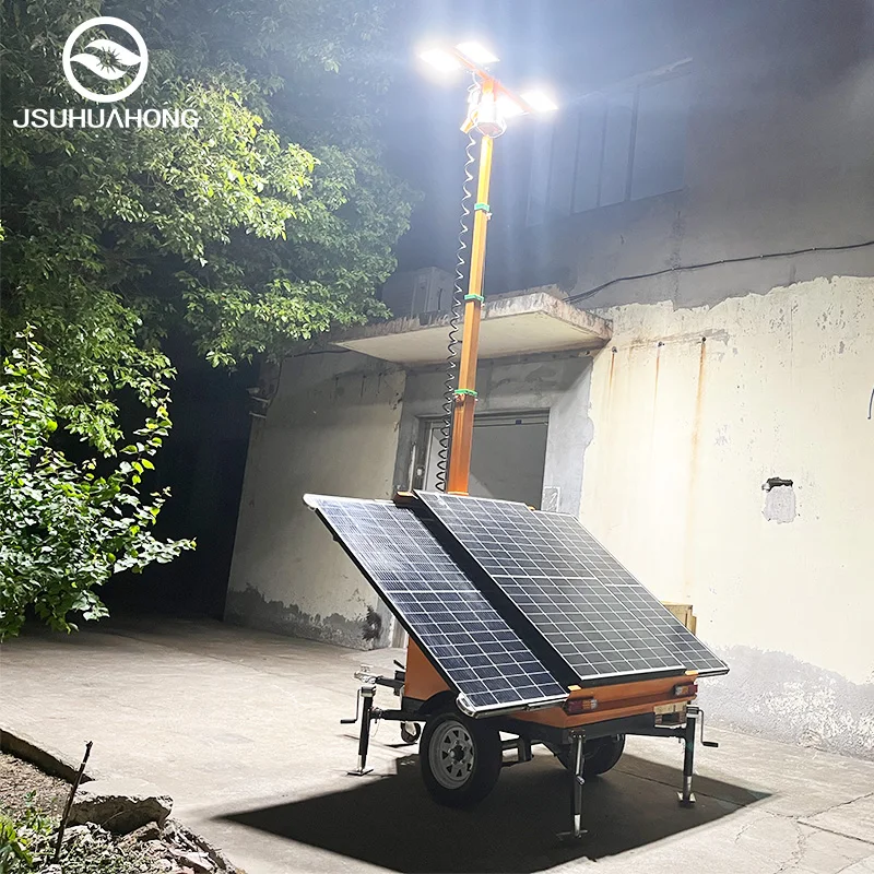 Outdoor Desert Environmental Lighthouse 9-meter-high Lighthouse 4x200w Solar Charging Lighthouse ...