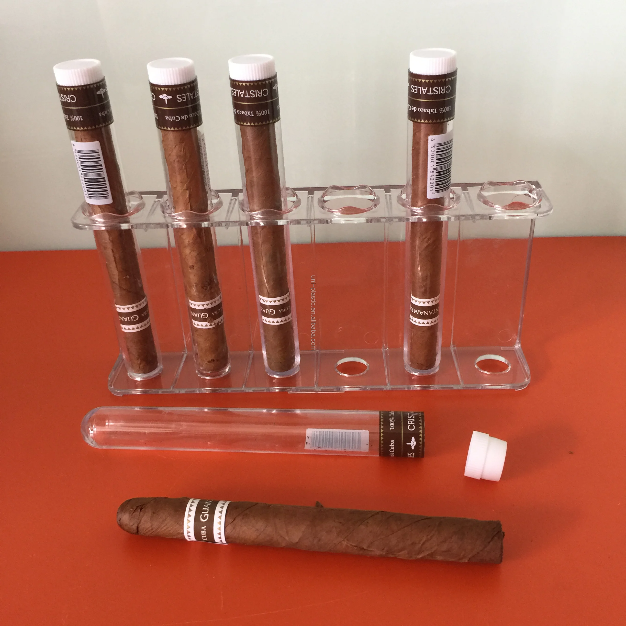 2024 Pop Cigar Tubes With Black Caps 18.60mm X 158mm - Buy Clear ...
