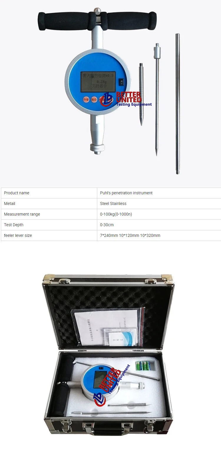 Soil Testing Equipment Proving Ring Penetrometer To Measure Bearing ...