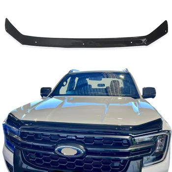 Acrylic Car Black Bug Shield Hood Deflector Bonnet Guard Protector For ...