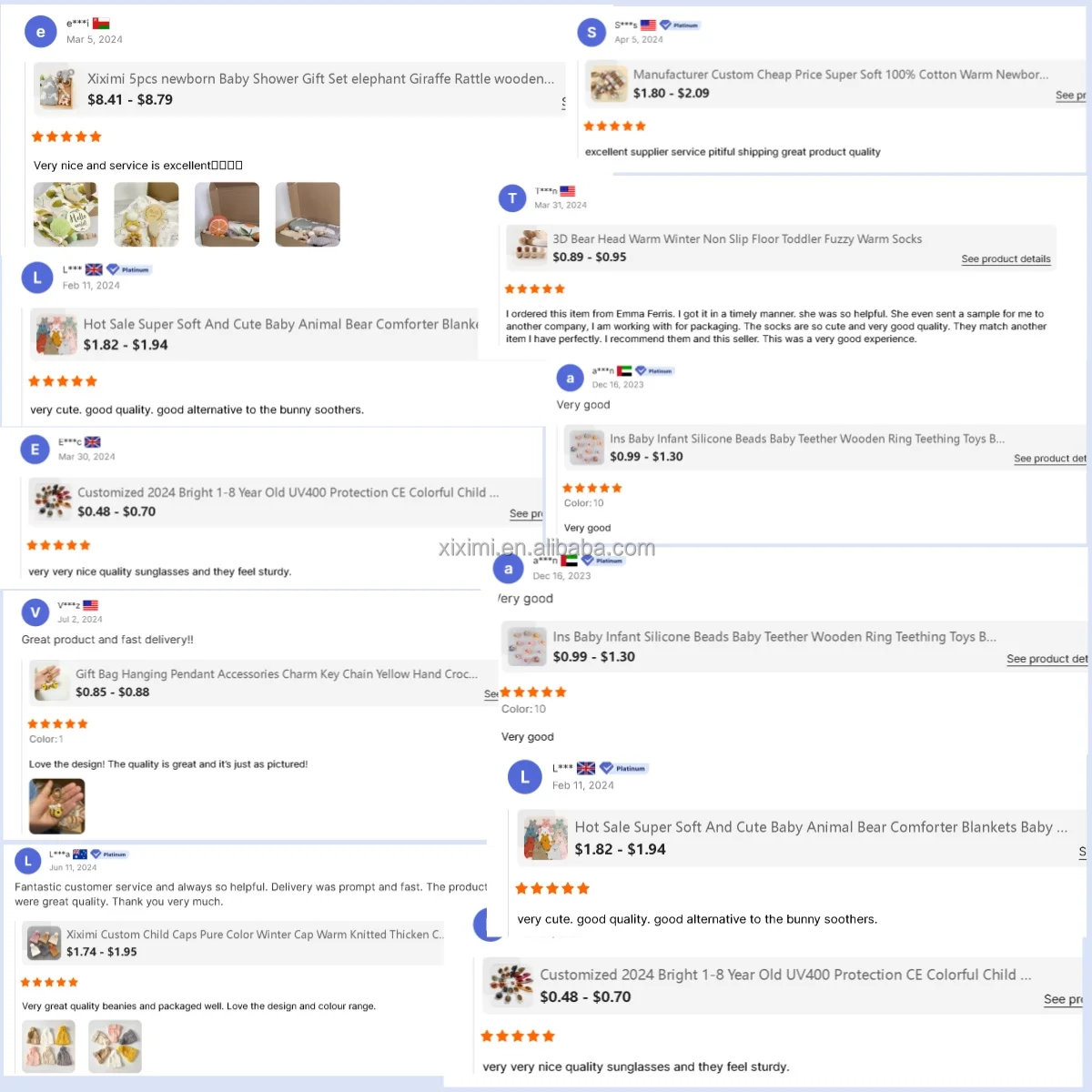 20''x10'' 6 Layers Super Soft 100% Cotton Absorbent Baby Muslin Burping Cloth for Boys Girls ...