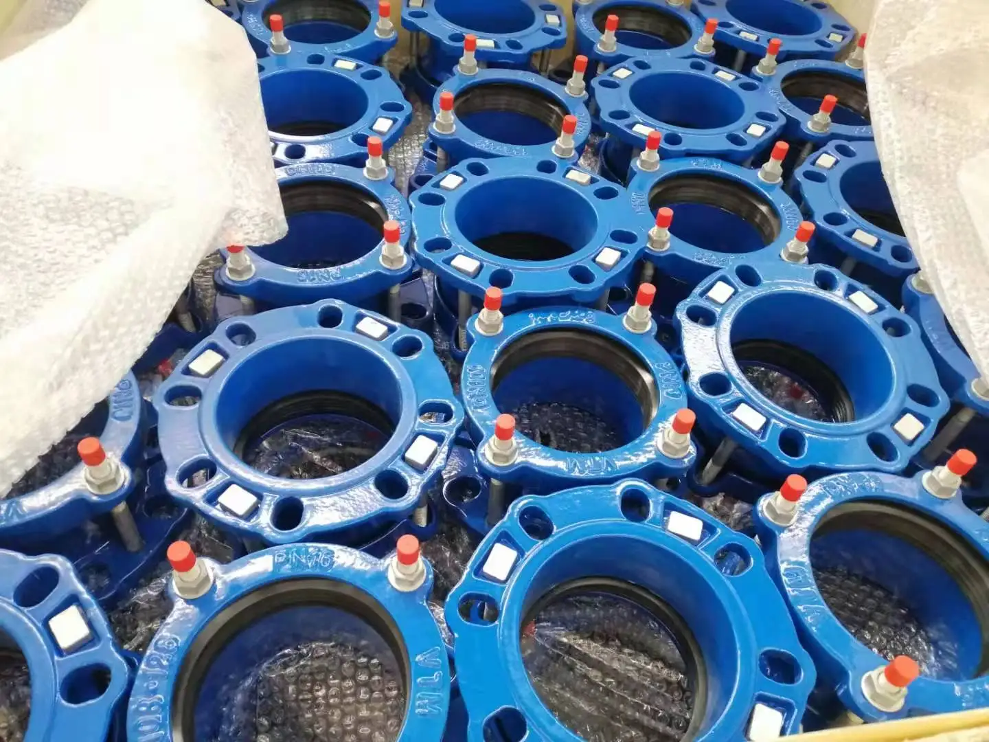 Flexible Large Range Universal Flange Adapter For Pvc/pe/steel/di Pipe ...