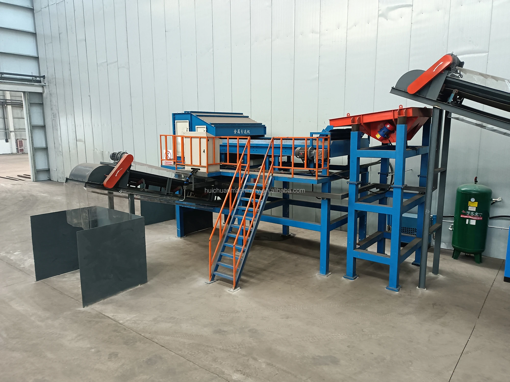 Horizontal Wind Air Separator Vacuum Pump Separator Light Materials ...