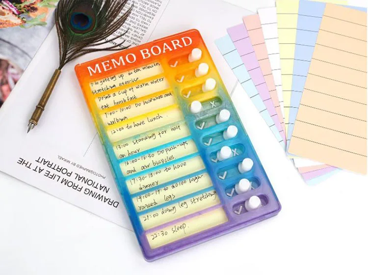 DIY Horizontal Line Paper Memorandum Mould Silicone Memo Pad Memo ...