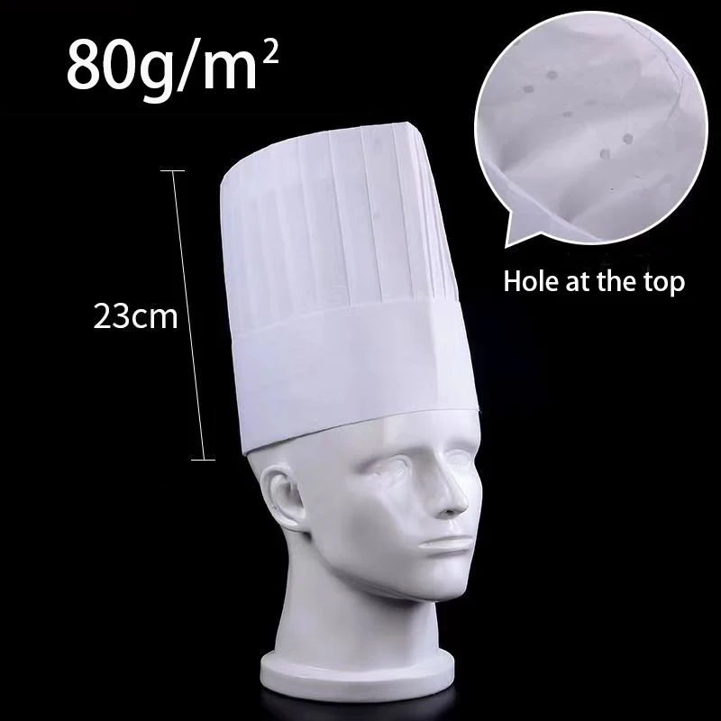 Non-woven Disposable Chef Hats - Hygienic & Versatile
