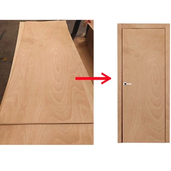 2.5mm 3mm Okoume Sapele Veneer Faced Door Skin Plywood 3x7 Size - Buy ...
