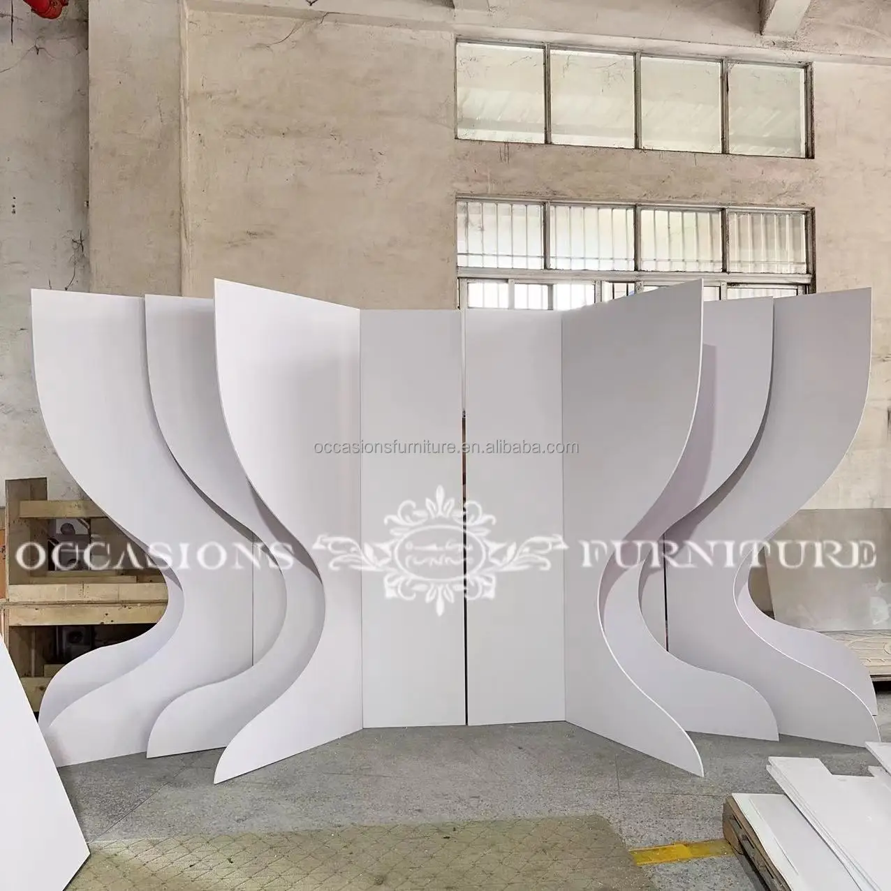 Customized PVC Wedding Backdrop - Modern Stage Decor