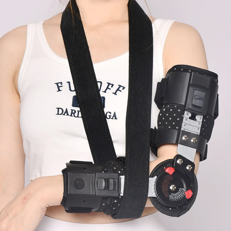Adjustable Post OP Elbow Brace Stabilizer Splint Arm Injury Recovery ...