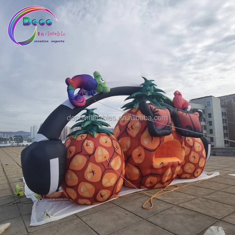 Event Customized Inflatable - Inflatable Pineapple Headphones Stage