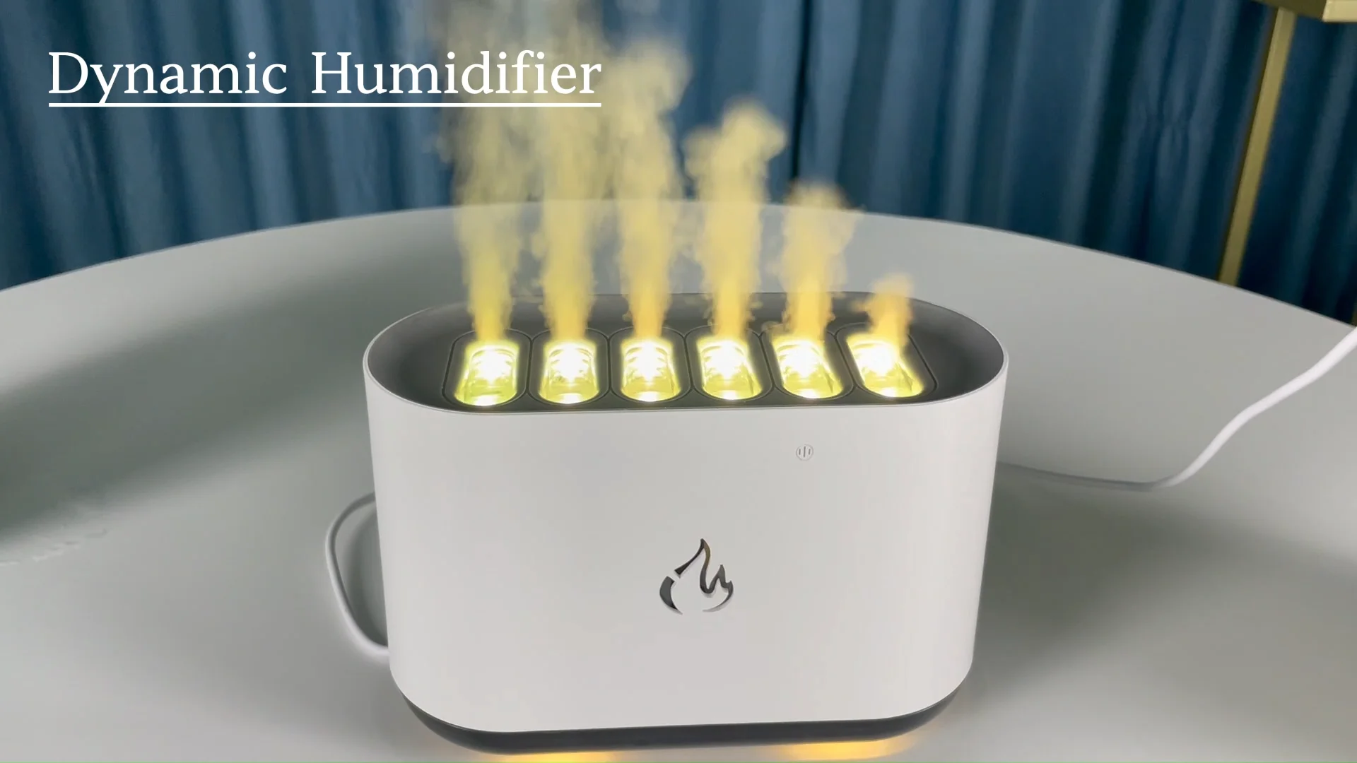 Colorful Led Lamp 900ml Usb Room Portable Ultrasonic Cool Mist H2o H20 ...