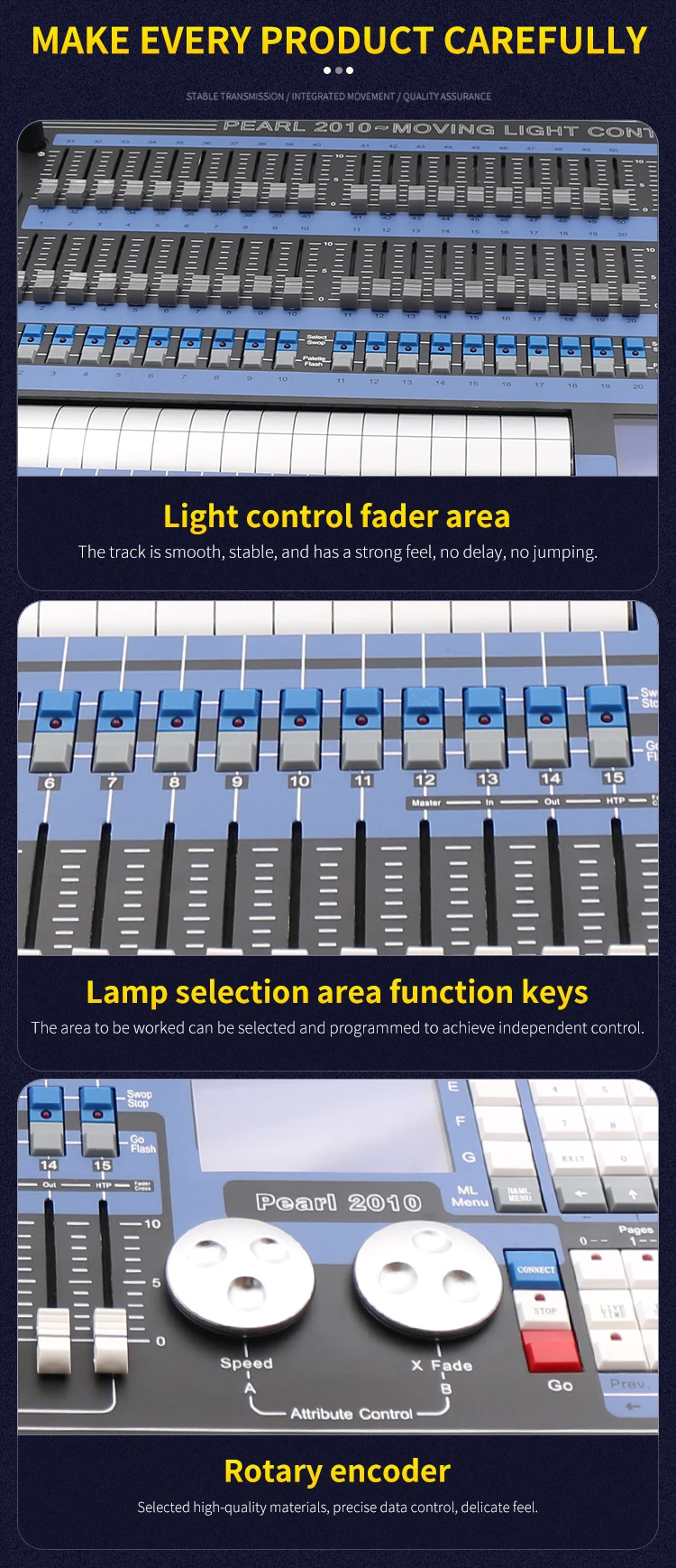 Pearl 2010 Dmx Controller Stage Lighting Console Mini Pearl 2048 ...