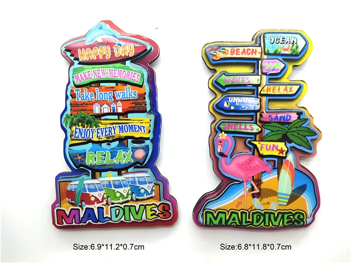 Customized Logo MDF Wooden Beach Aloha Honolulu Maui Souvenirs Hawaii ...