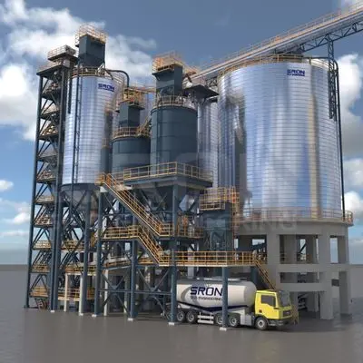 1500 Tons Cement Silo for Fly Ash Storage with Customized Design and ...