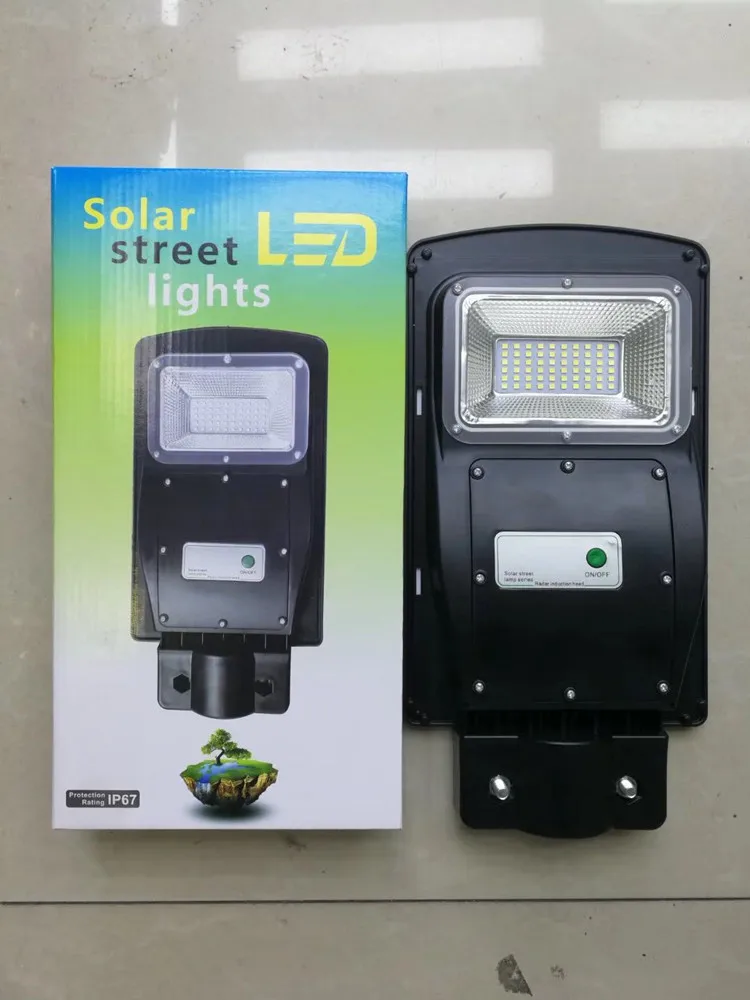 Outdoor Waterproof Ip66 Waterproof 30w 60w 90w All In One Solar Led ...