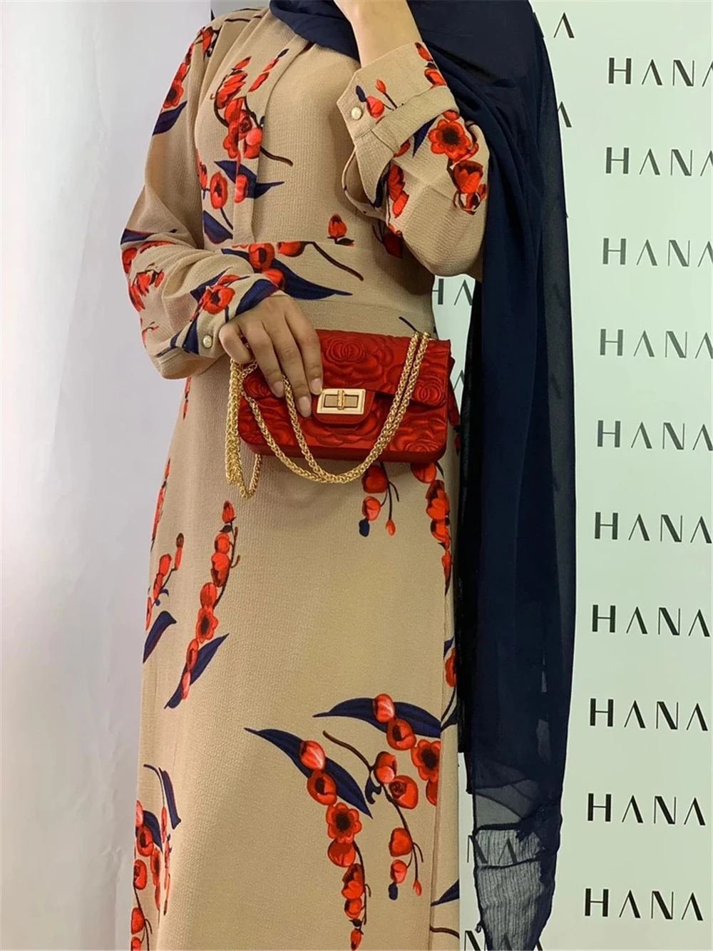 Fashion Abaya 2024 Middle East Muslim Turkey Saudi Hot Print Slim Plus ...