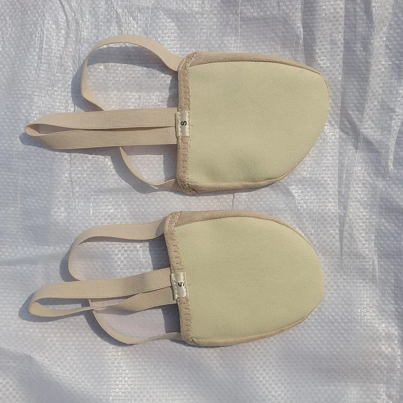 Half Sole Dance Gymnastics Shoe Rhythmic Gymnastic Toe Shoes Microfiber ...