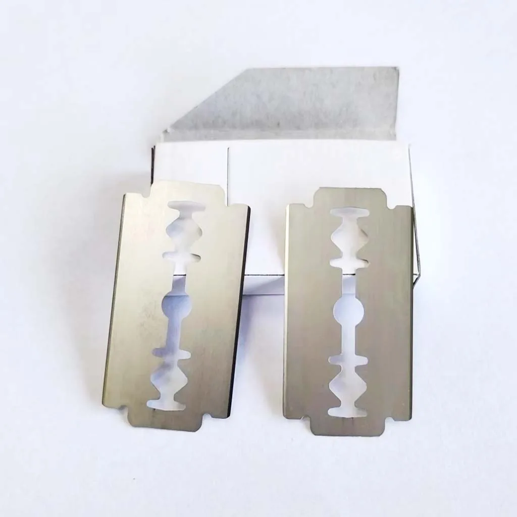 Custom Logo Stainless Steel Double Edge Razor Blade - Buy Razor Blade ...