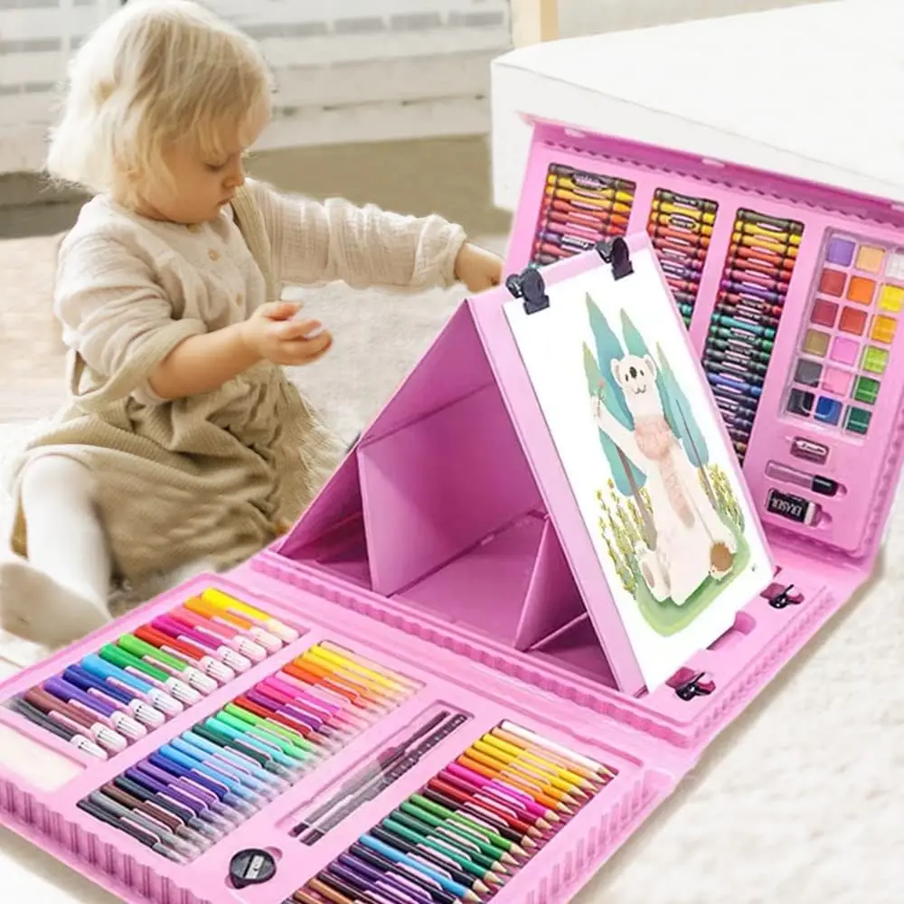 Kids Coloring Drawing Art Sets - 208 Pcs for Creativity