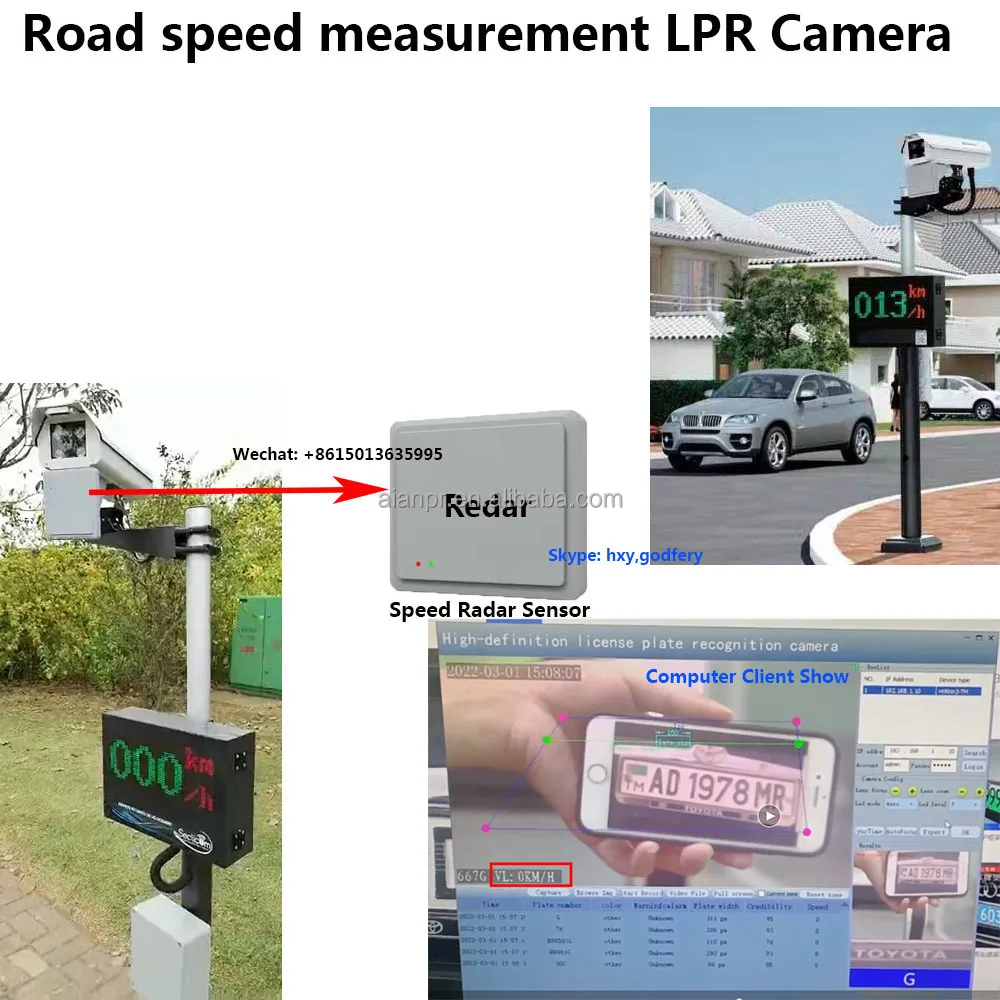 Car Number Plate Recognition Lpr Camera Plate Reader Anpr Road Bike Tc Car Off-road Wifi Remote ...