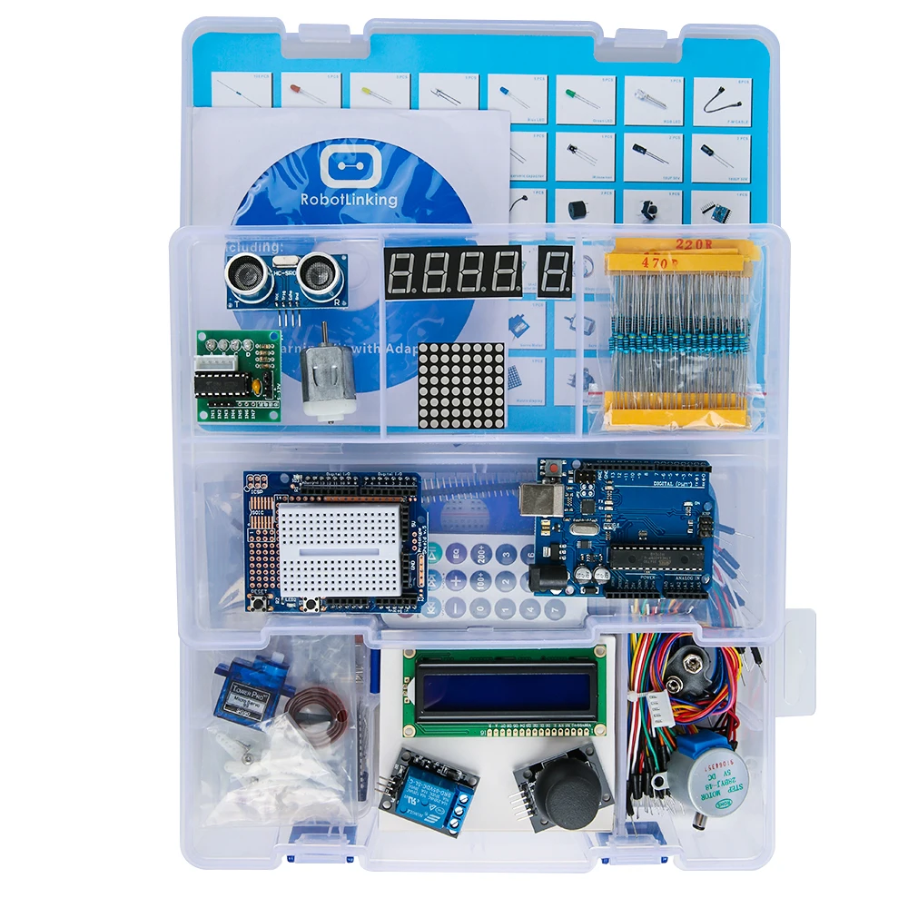 Robotlinking diy upgraded tiny machine learning starter kit box Compatible With Arduino IDE ...