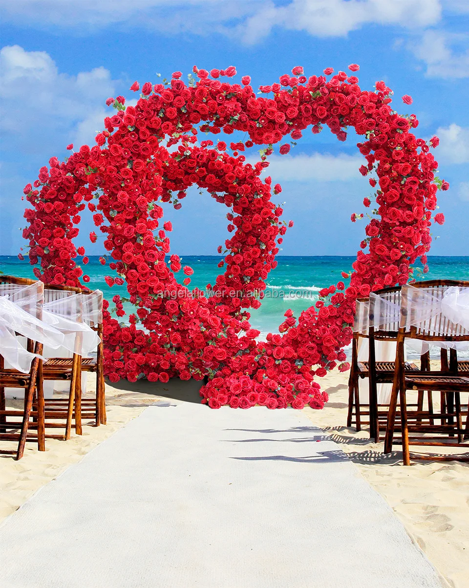 Floral Arrangement with Cloth Base - Decor Wedding Backdrop