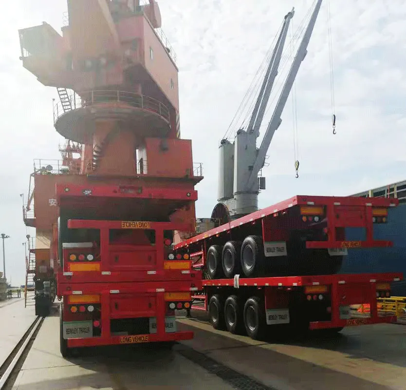 BERKLEY Low Loader Tilting Step Deck Lowbed Semi Trailer AU Slide ...