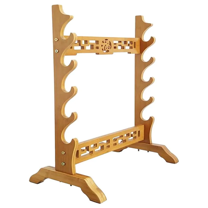 Wall-mounted Swords Display Rack - 5-12 Tier Holder
