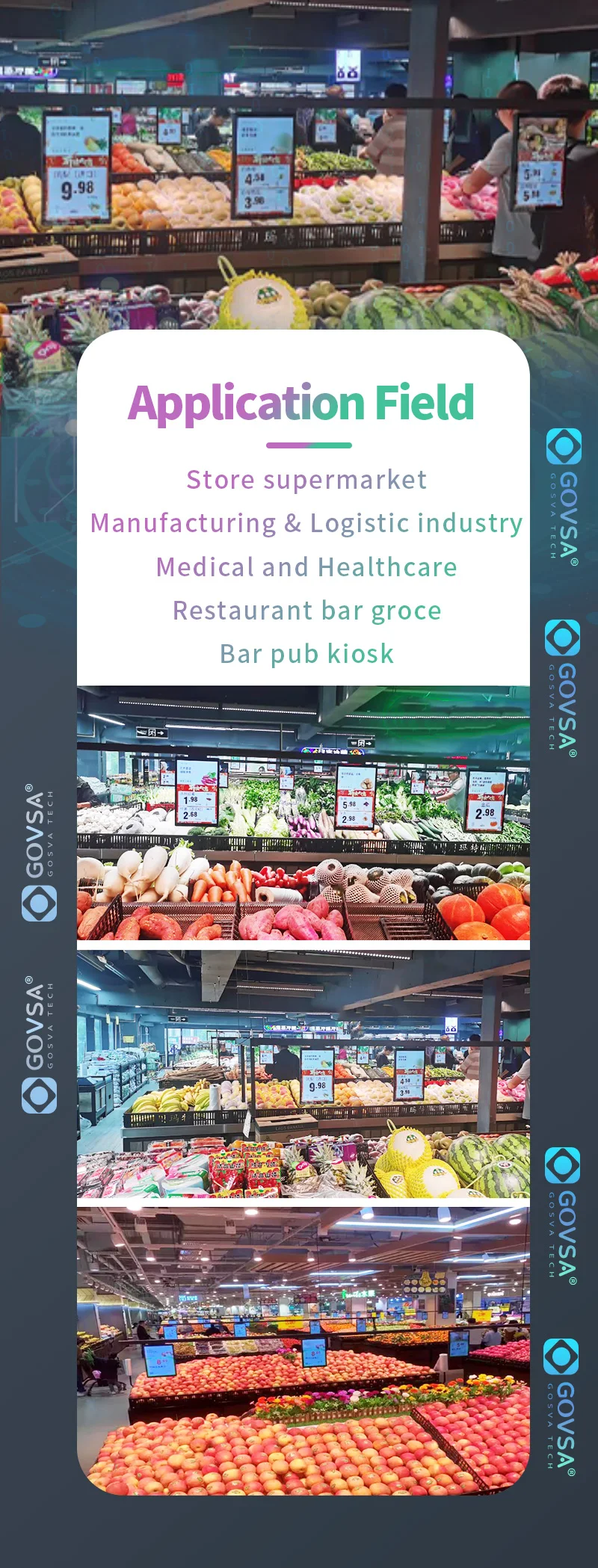 Digital Price Tag Electronic Shelf Label for Retail Store With ...