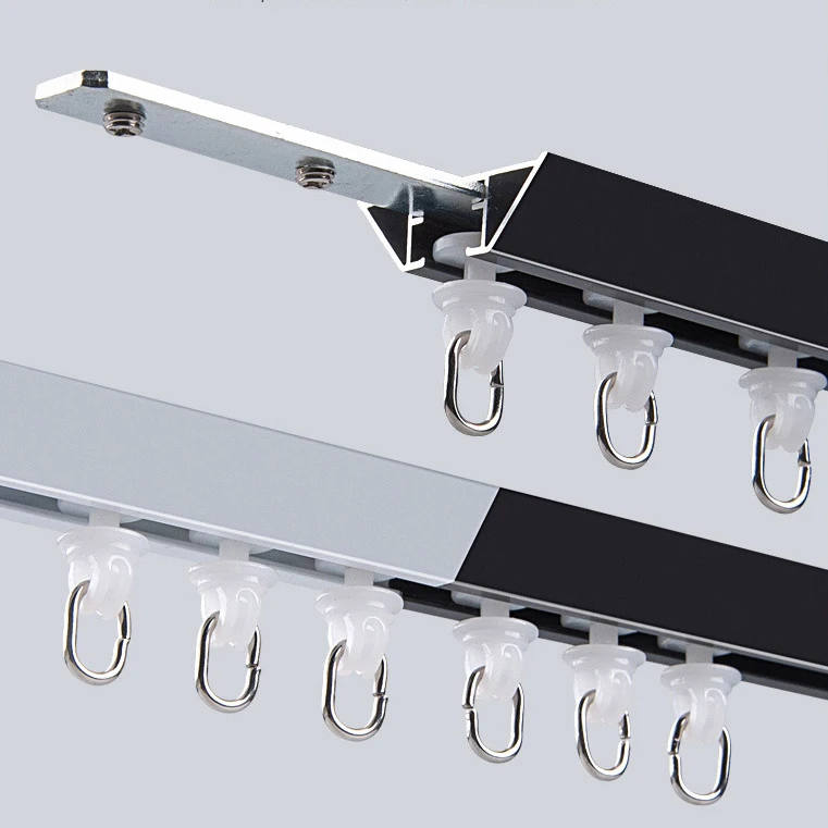 IKSUN Heavy Duty Aluminium Curtain Rail - Durable & Stylish