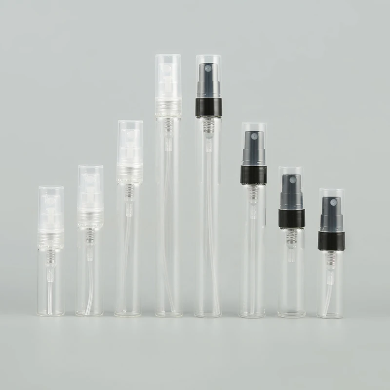 Custom Perfume Sprayers - 1ml to 30ml Clear Glass Tubes