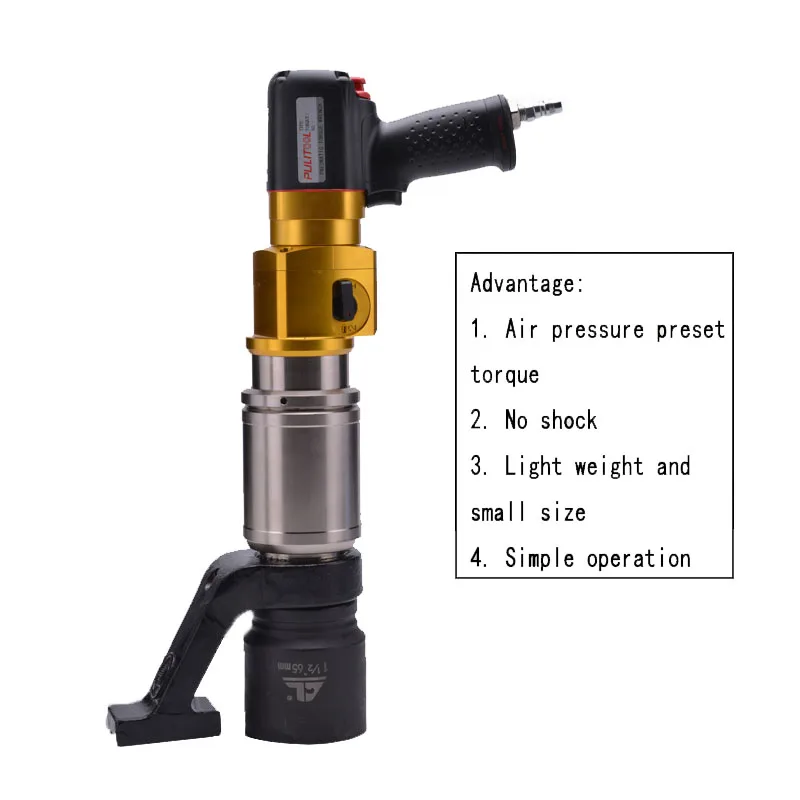 6200nm Hex Nut Wrench Straight Pneumatic Torque Wrench Bolt Tightening ...