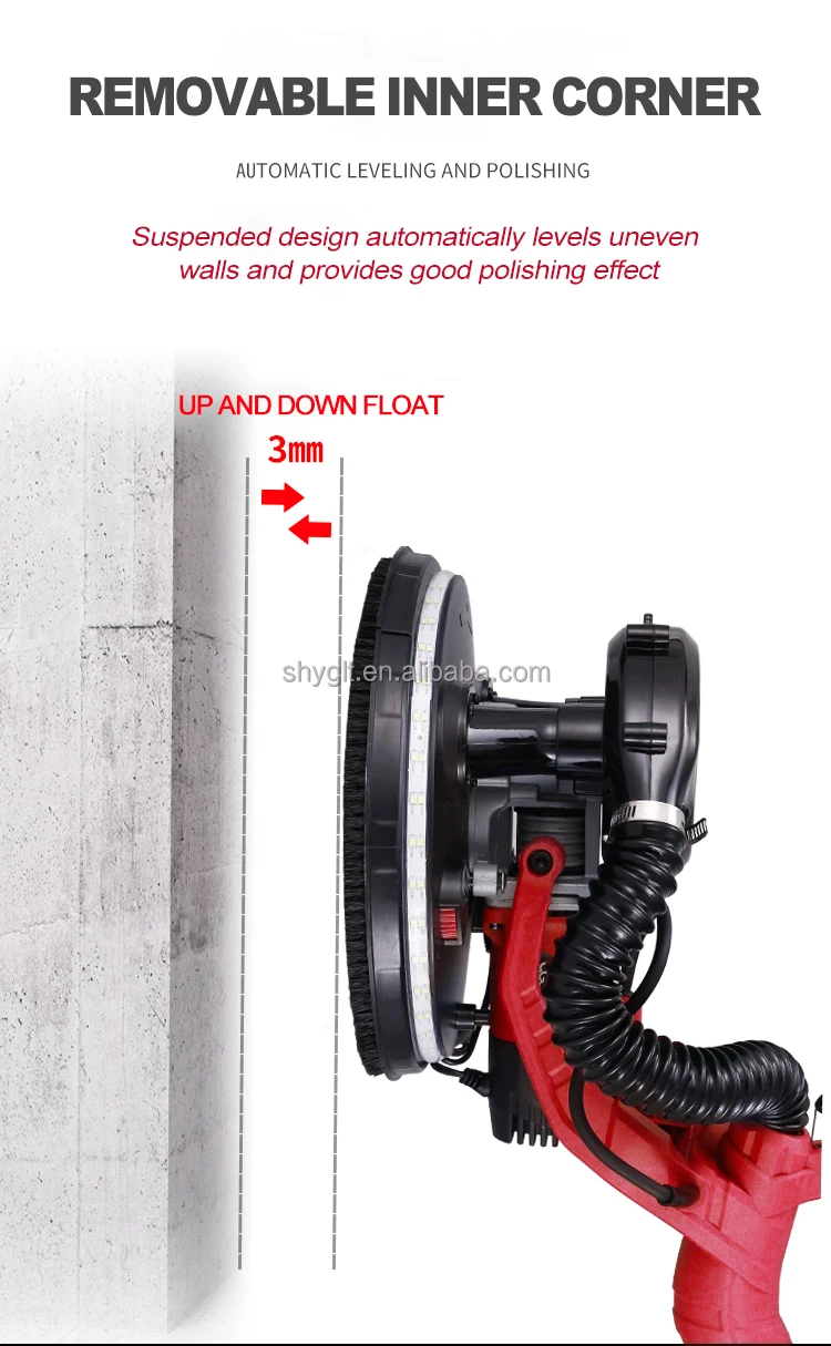 1300w Self-vacuuming Electric With Lamp Self-cleaning Sandpaper Putty ...