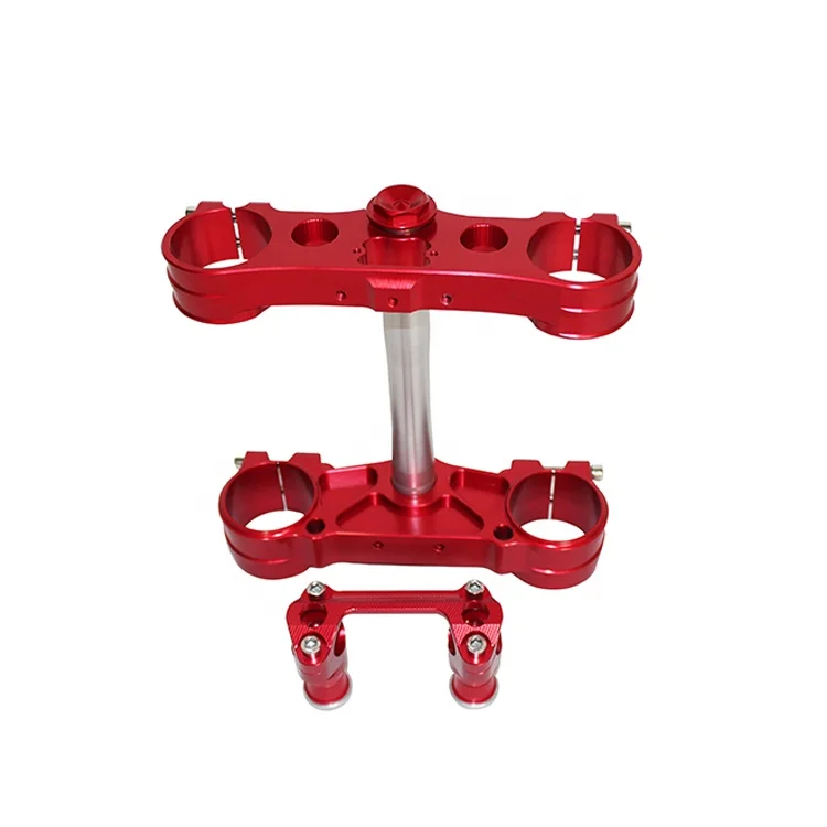 High Quality Cnc Aluminum Motorcycle Parts Motorcycle Triple Clamps For ...