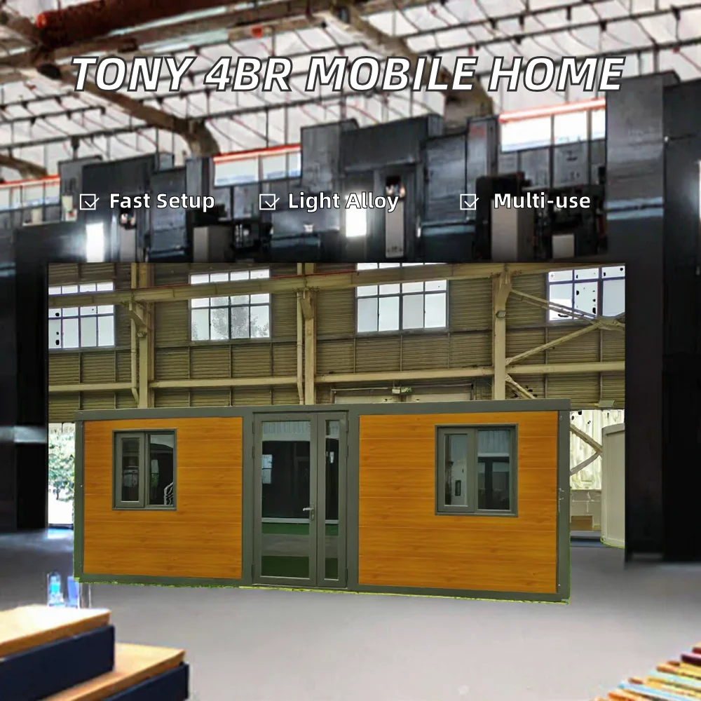 Tony House's Luxury 4 Bedroom Prefabricated Villa Mobile Home Shop ...