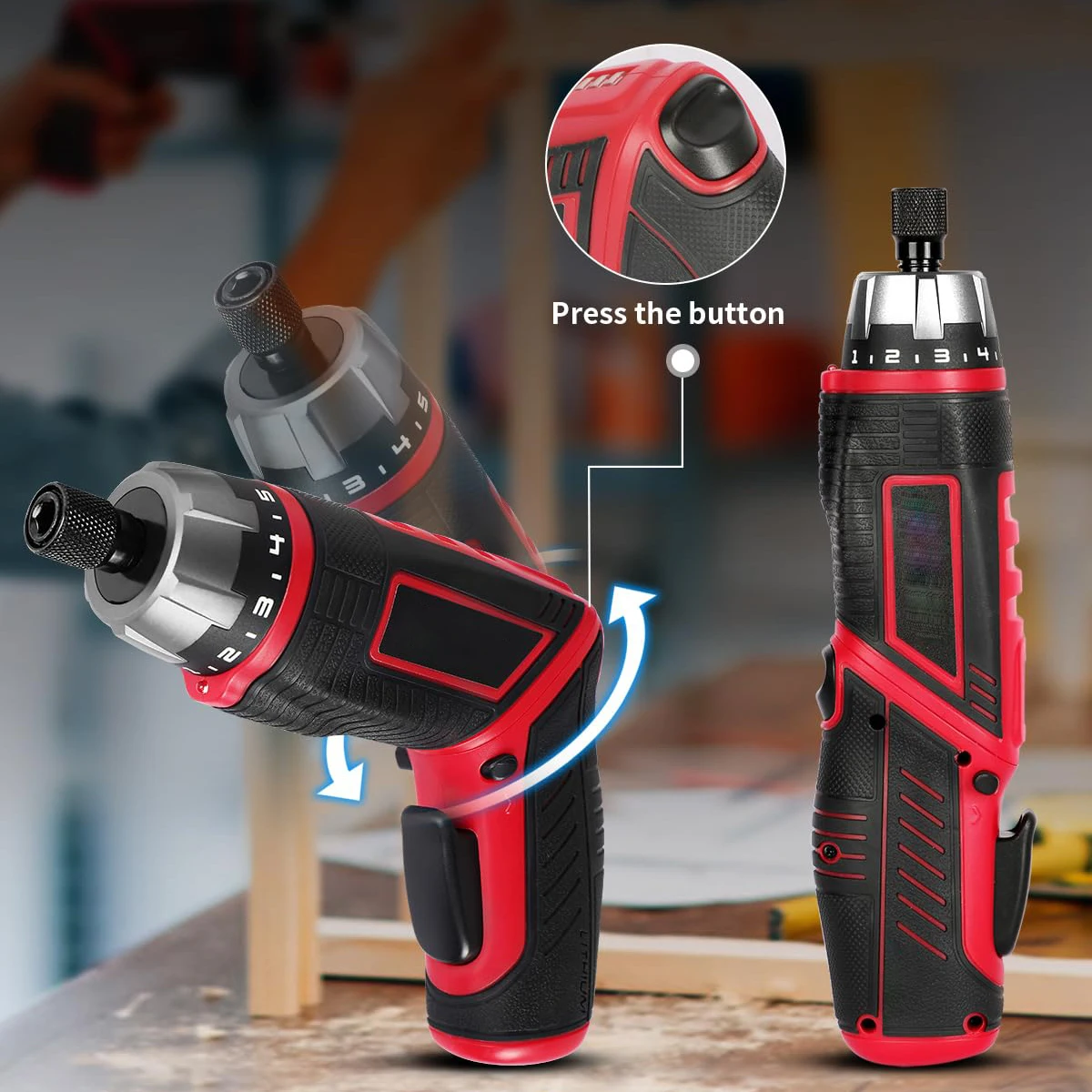 Home Diy Destornillador Electrico Power Mini Screw Driver Mini Battery ...