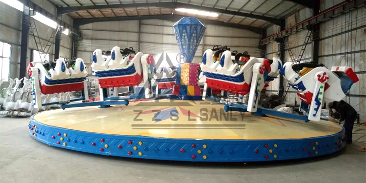 Outdoor Extreme Funfair - Thrill Rides & Breakdance Fun