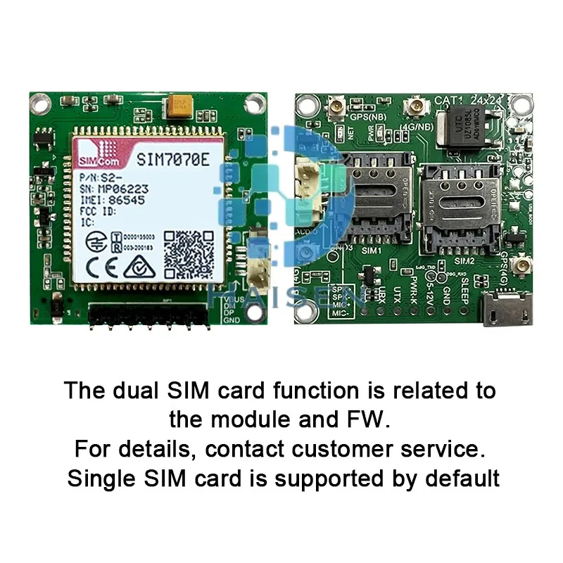 Haisen Simcom Sim7070e Core Board Sim7070e Development Board Lpwa+nbiot+catm+gps Voice Sim7070 ...