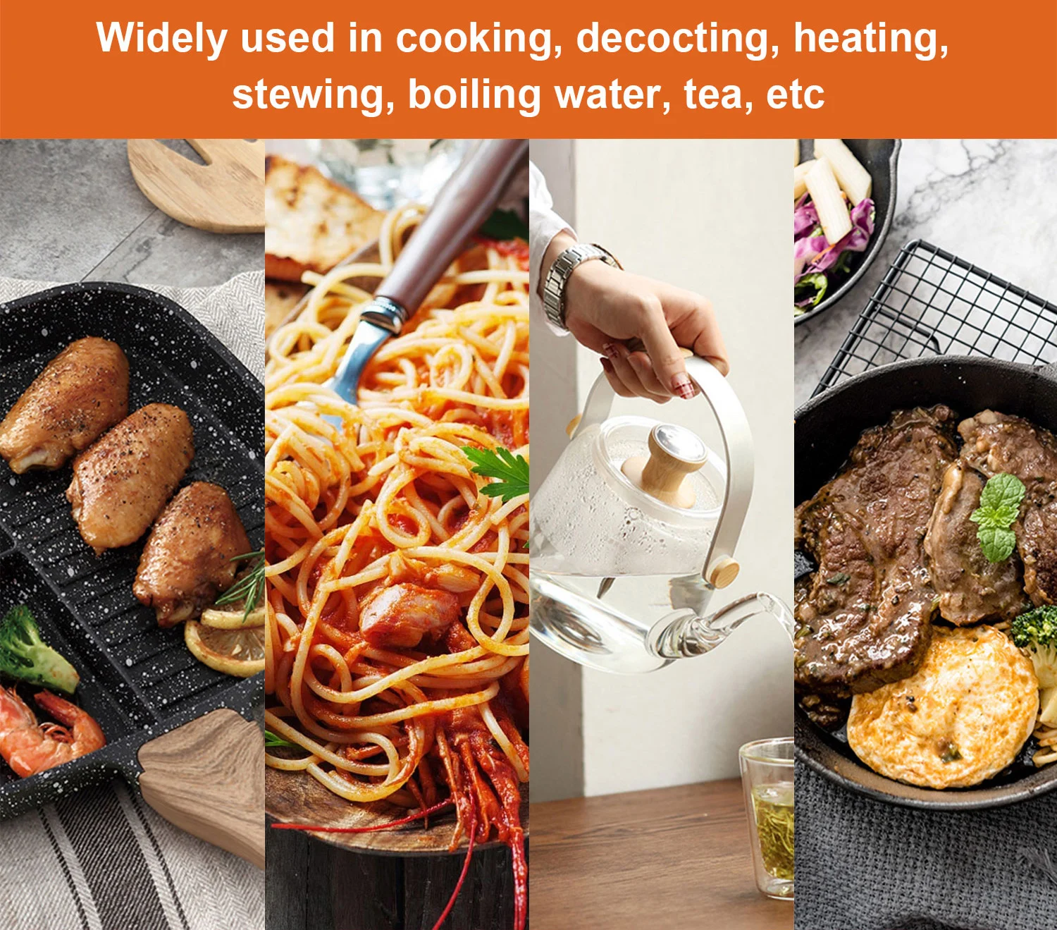 400W Solar Powered Induction Cooker for Camping & Outdoor Cooking