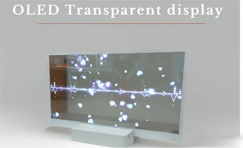 55-inch Transparent Oled Display Ultra-thin Amoled Screen Touch 1920* ...