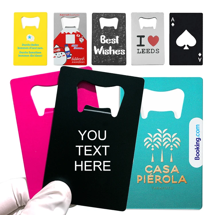 Stainless Steel Bottle Opener - Customizable Promotional Gift