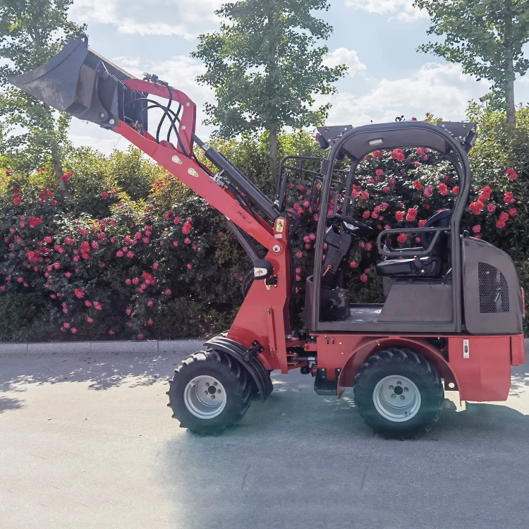 China 400kg 600kg 1000kg 500kg Diesel Mini Front End Loader 4x4 Mini ...