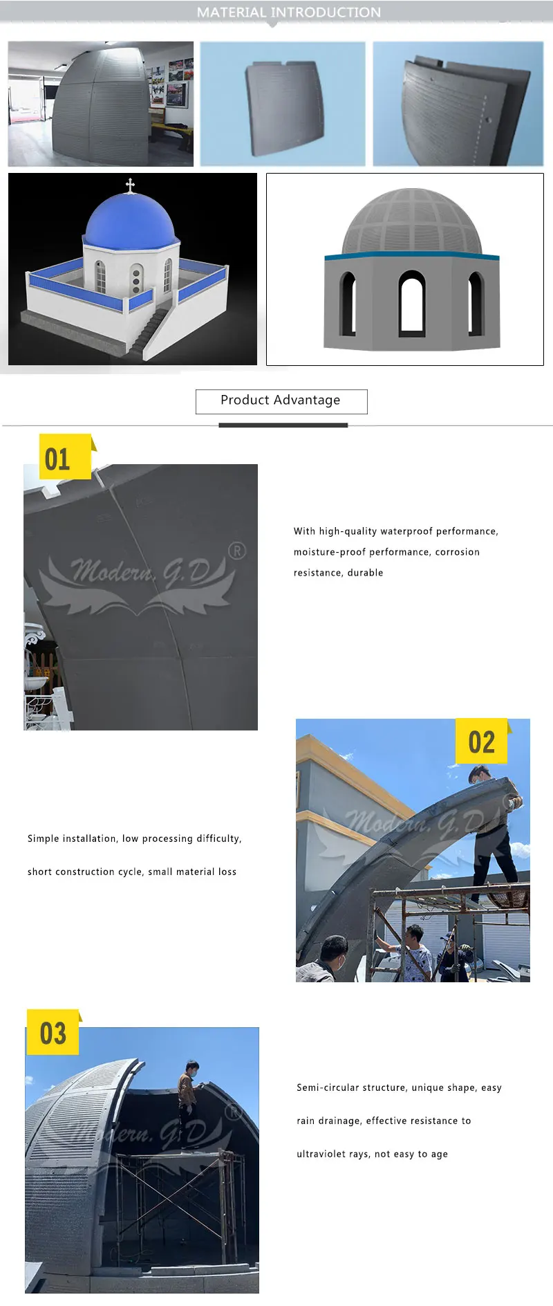 Santorini Themed Graphene Assembly House - Buy Themed House,Graphene ...