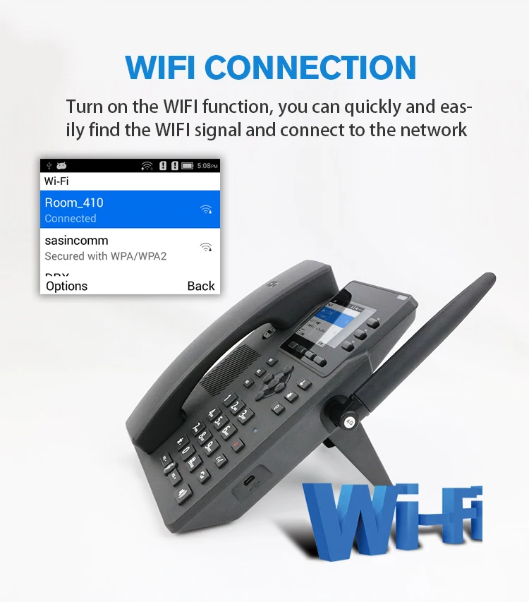 SUNCOMM SC01 Voip Phone - 4G LTE, 2.4G Wifi, Android 7.1